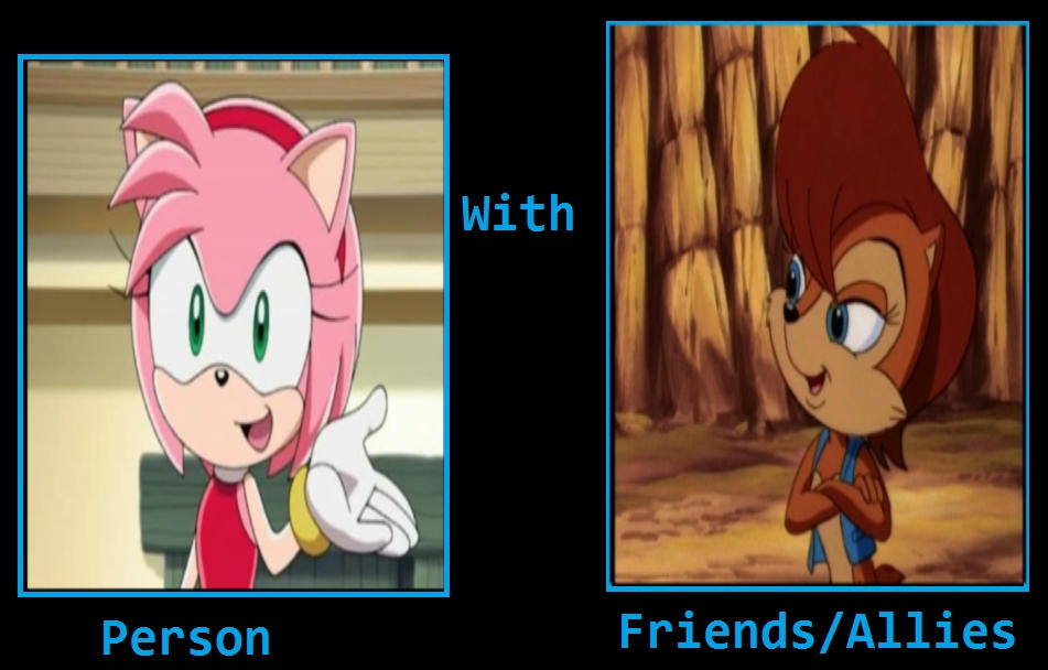 What If Amy Rose Became Friends With Sally Acorn By Dreypare On Deviantart