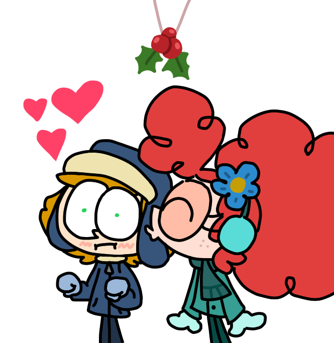 Christmas Kiss By Nickburbank579 On Deviantart