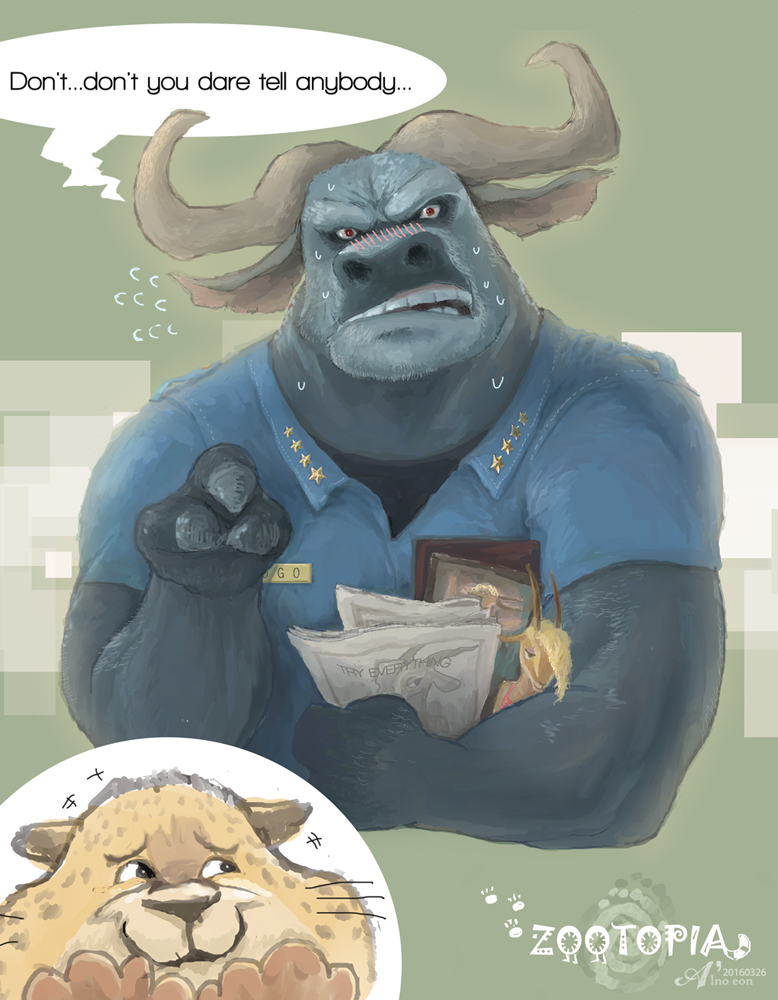 Chief Bogo By Alnoeon On Deviantart