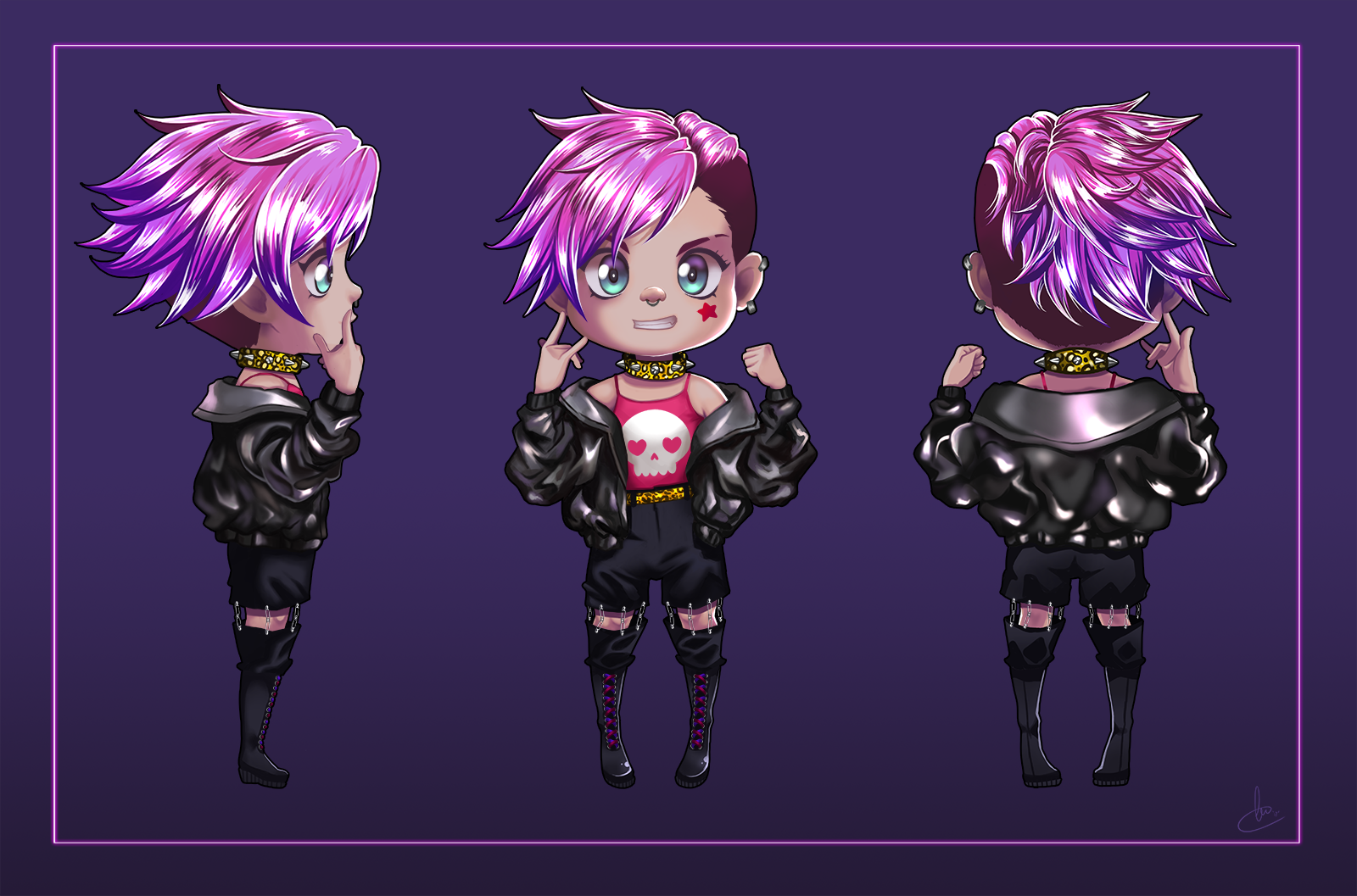 Punk Girl By Cmorilla On Deviantart
