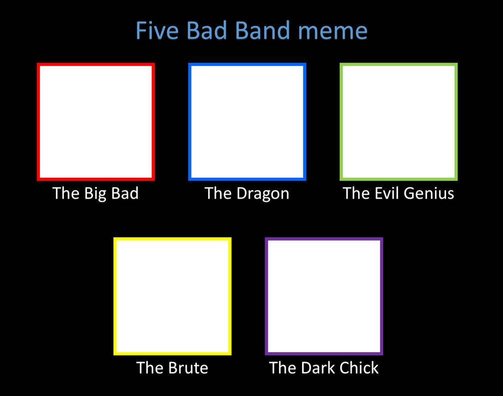 Five Bad Band Meme By Donamorteboo On DeviantArt five-bad-band-meme-by-donamorteboo-on-deviantart