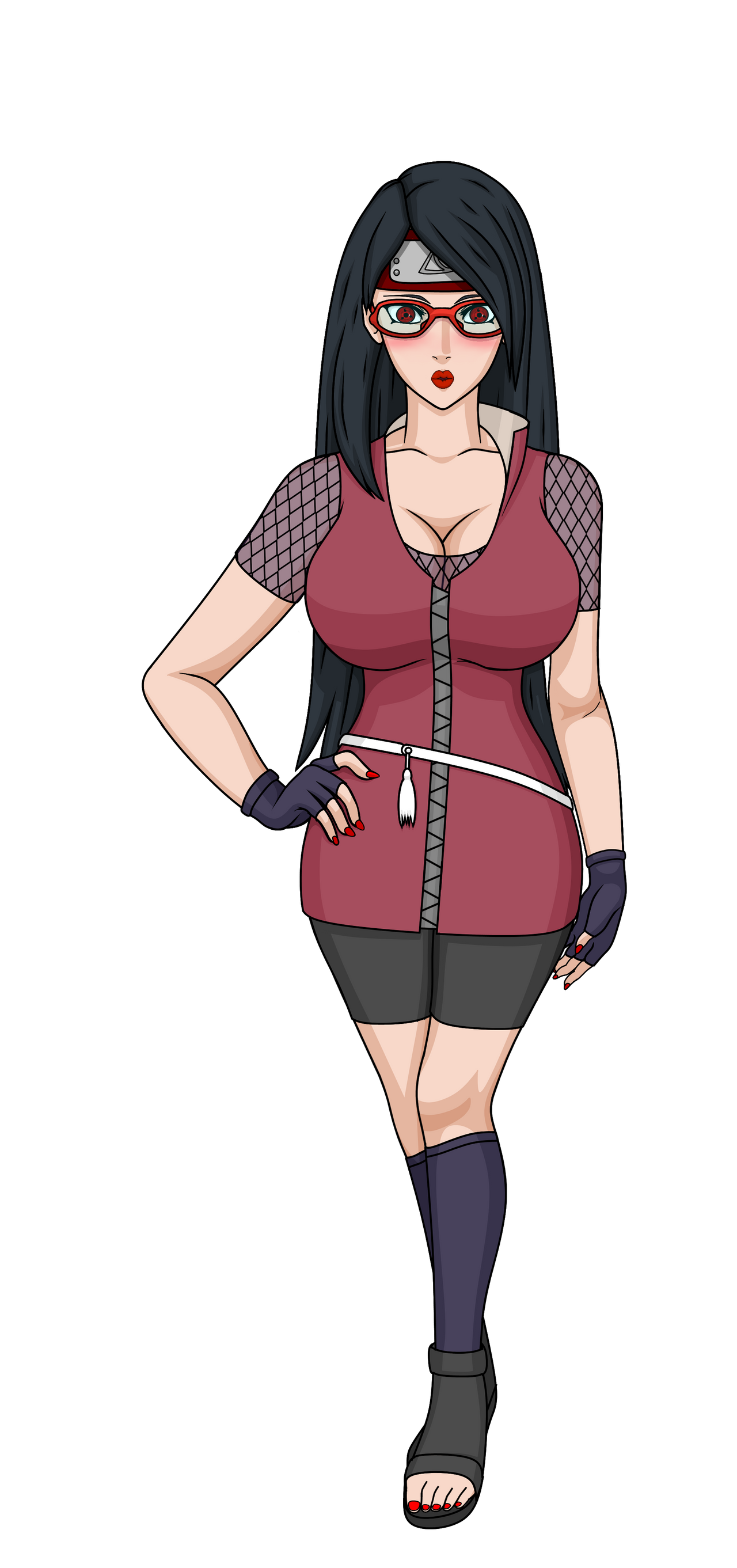 Sarada Uchiha Adult 7 By Dragexd On Deviantart