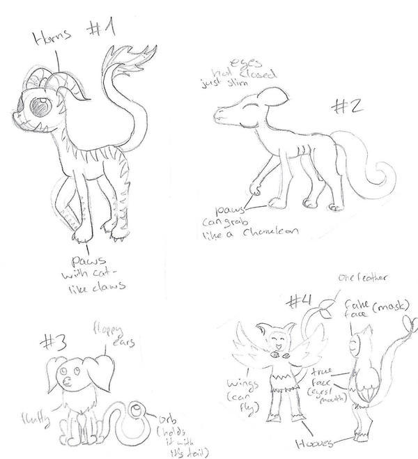 OPEN - OTA Creature Sketch Adopts by ChibiFox12 on DeviantArt OPEN - OTA Creature Sketch Adopts by ChibiFox12 on DeviantArt
