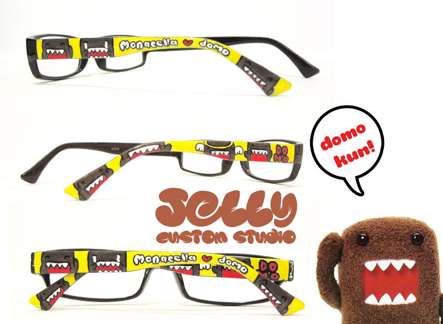 Domo Kun Glasses By Poppincustomart On Deviantart