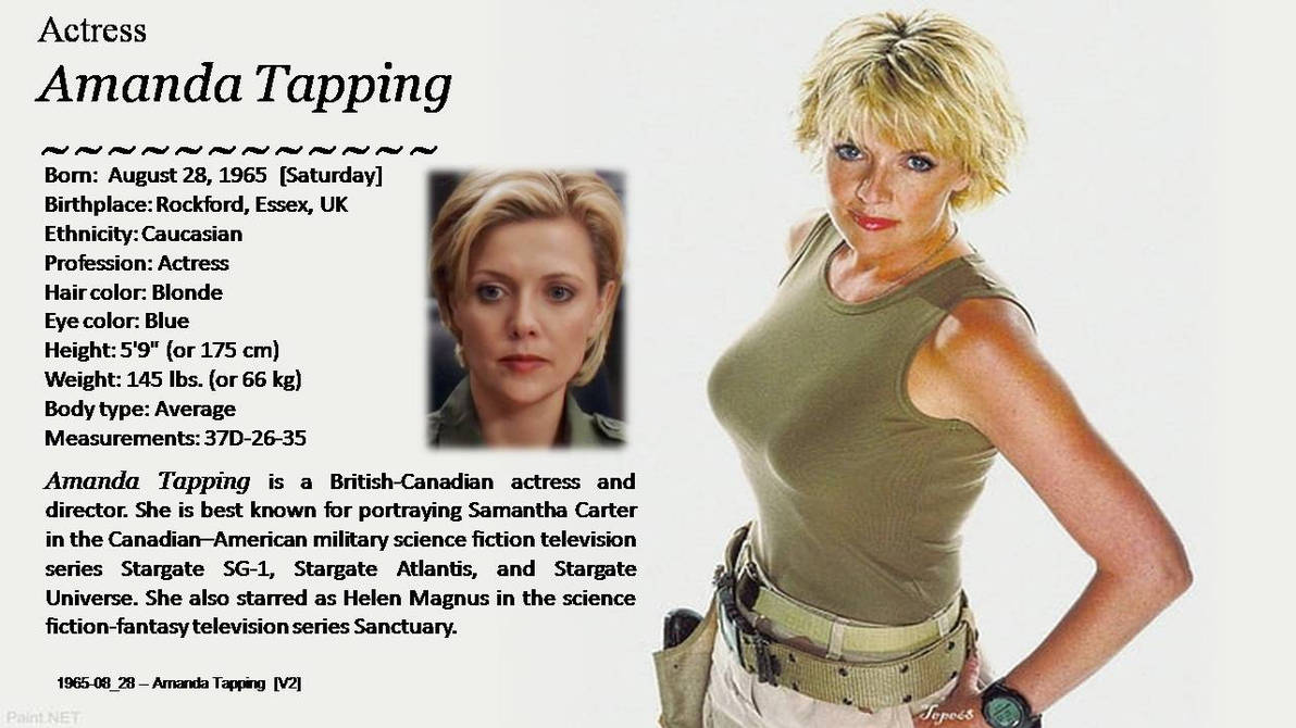 1965 0828 Amanda Tapping V2 By Avanti Ii On Deviantart