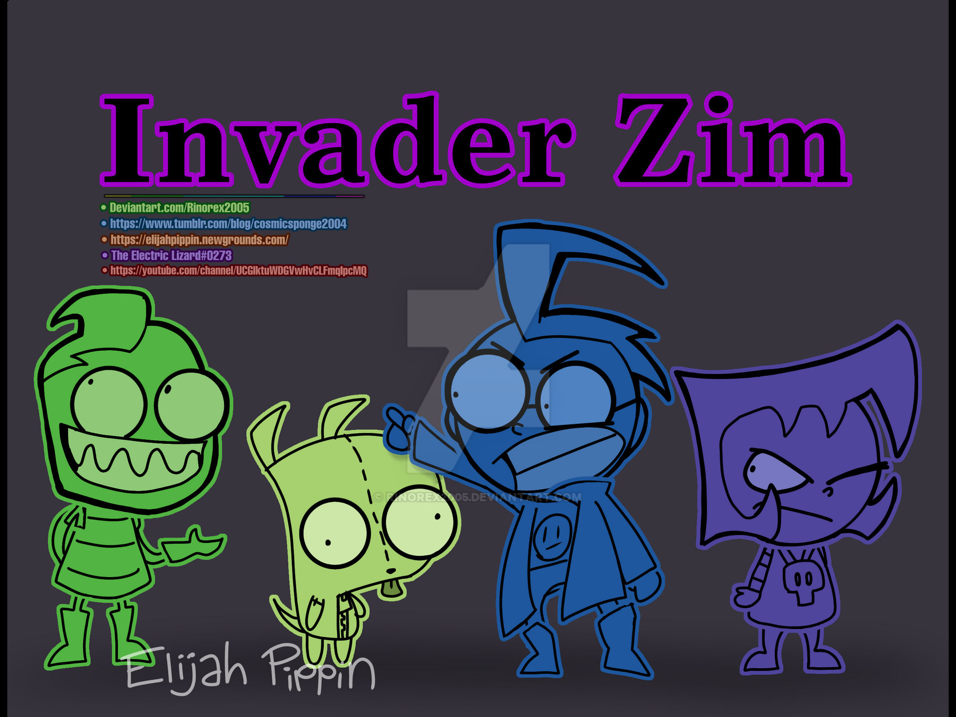 Invader Zim in the Making Fiends Art Style by RinoRex2005 on DeviantArt Invader Zim in the Making Fiends Art Style by RinoRex2005 on DeviantArt