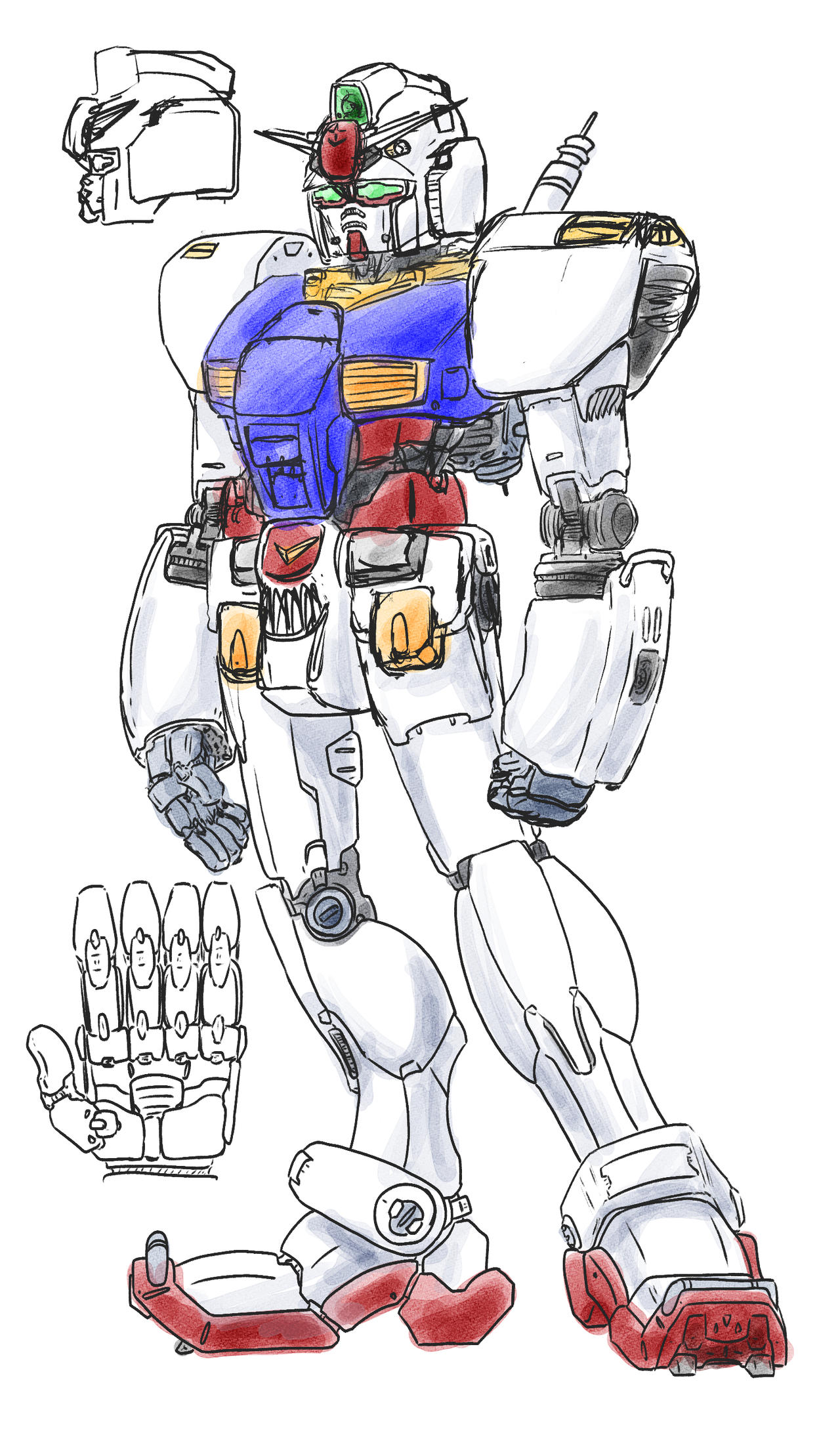 Rx 78 Gundam By Pal Yama Pal On Deviantart