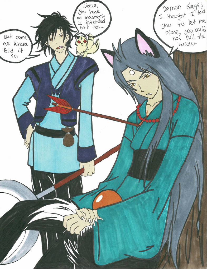 The Slayer And The Wolf By Inkiebubbbles On Deviantart