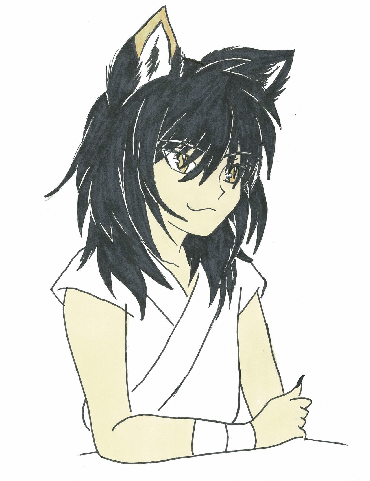 Kohaku Wolf By Inkiebubbbles On Deviantart
