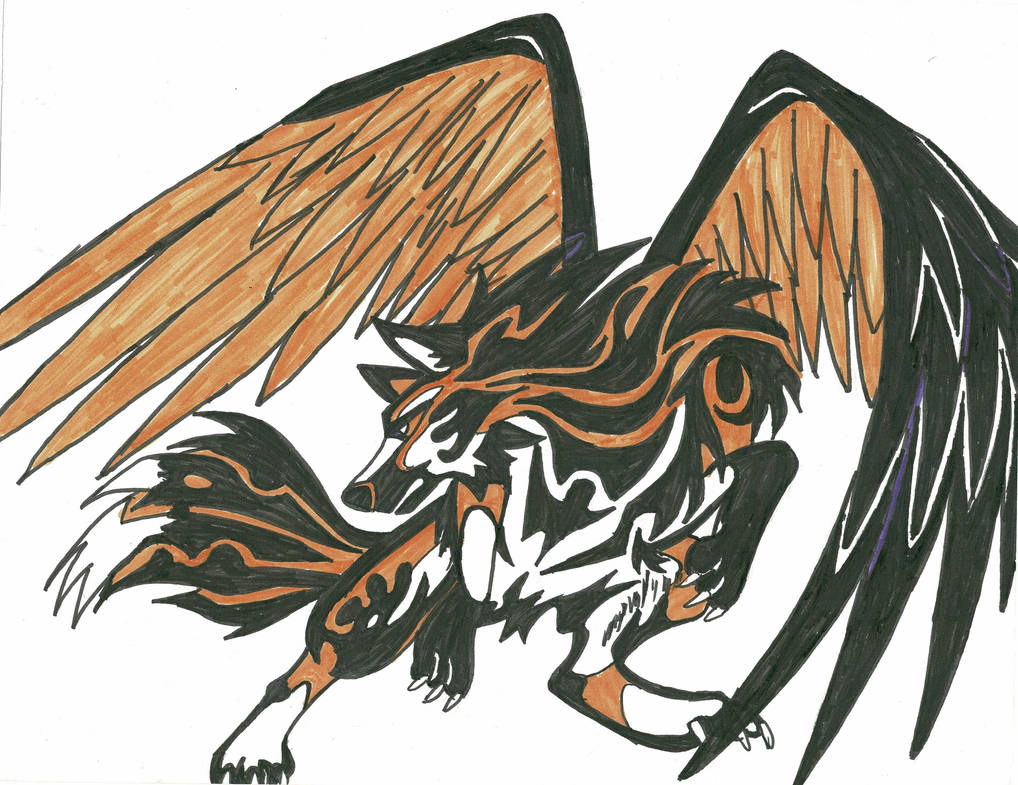 Tribal Wolf By Inkiebubbbles On Deviantart