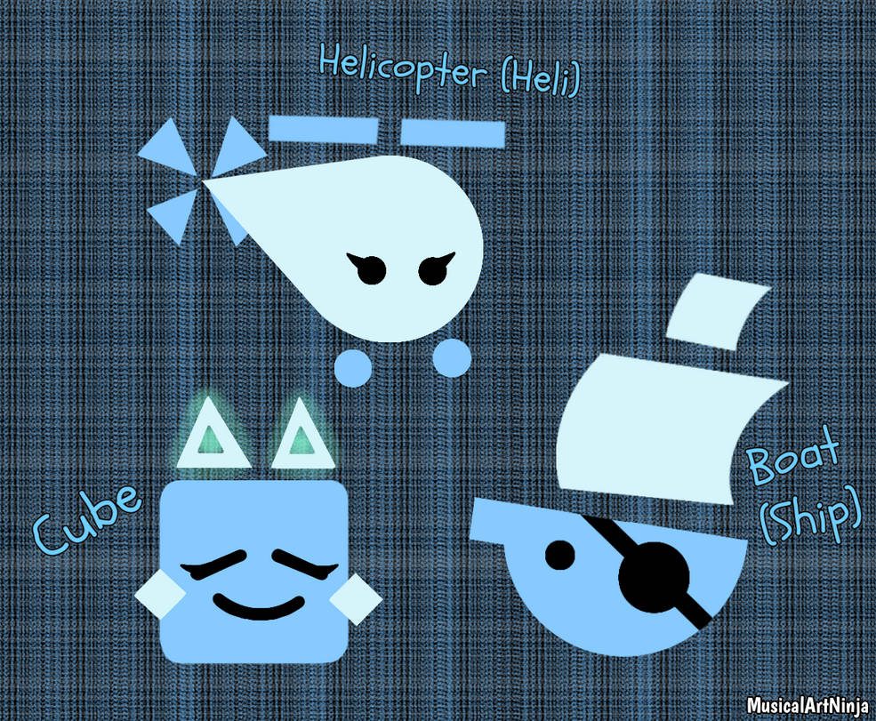 Jsab ~ Cube Helicopter And Boat By Musicalartninja On Deviantart