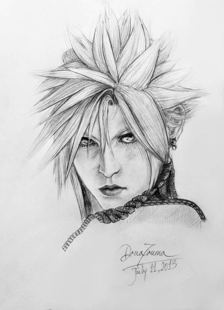 Cloud Strife By Td Yukiryuu On Deviantart