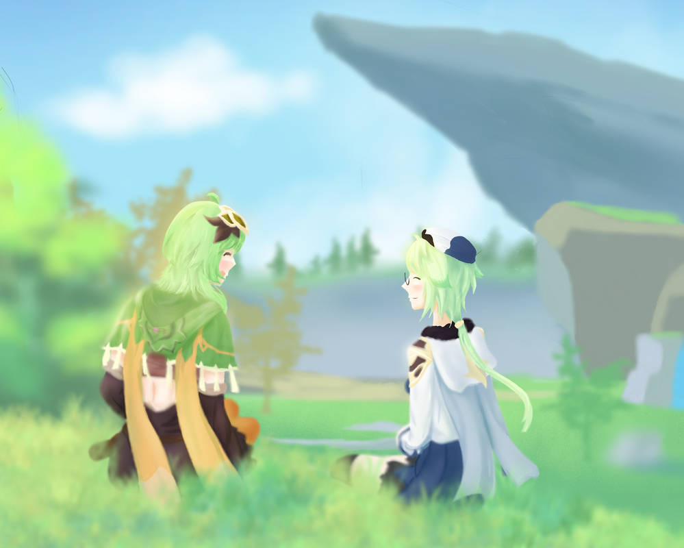 Collei X Sucrose Fan Art By Ksknght On Deviantart
