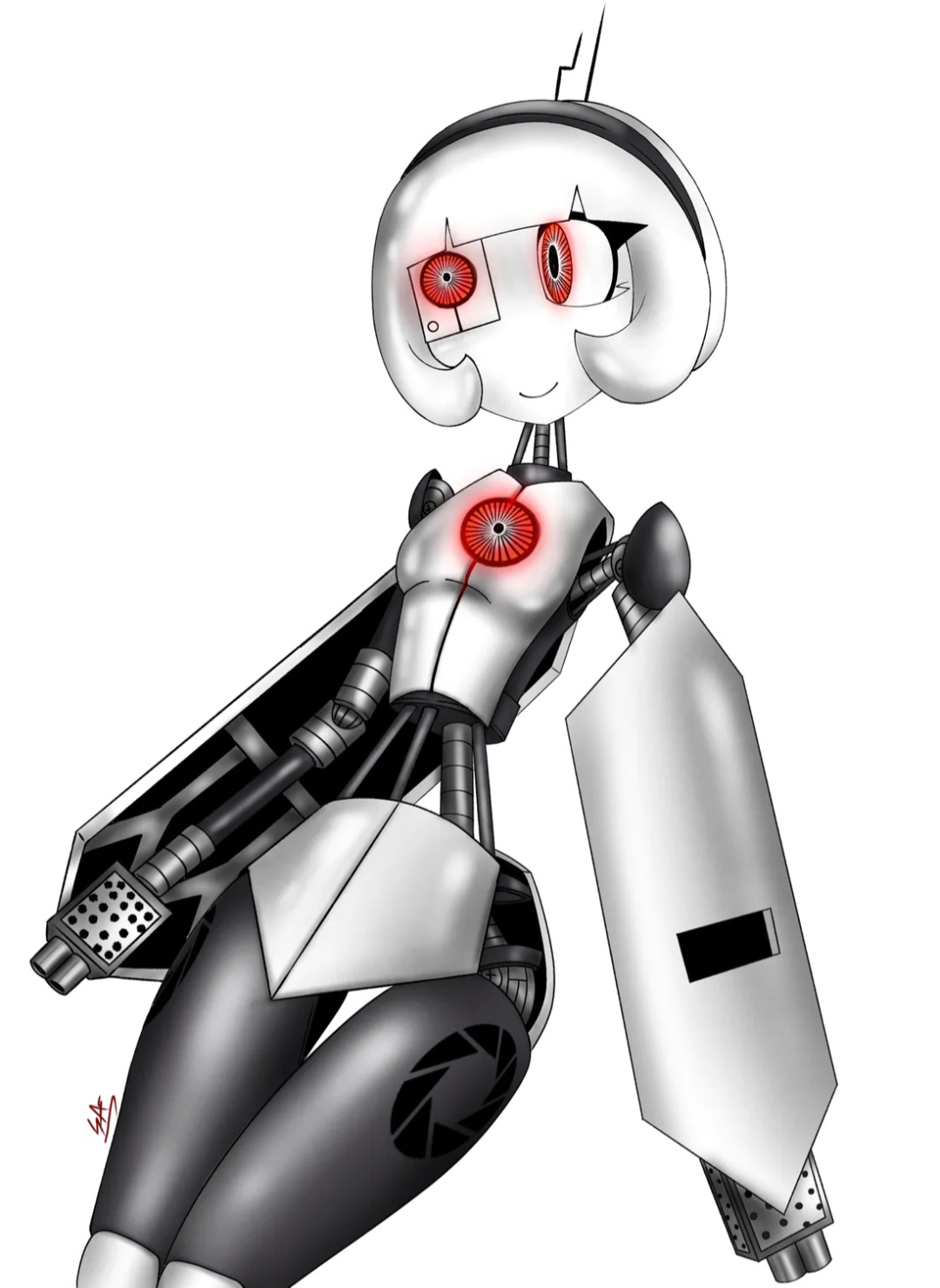 Turret Girl By Arsontrash On Deviantart