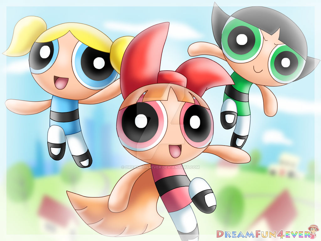 Blossom Bubbles And Buttercup Powerpuff Girls By Dreamfun4ever On