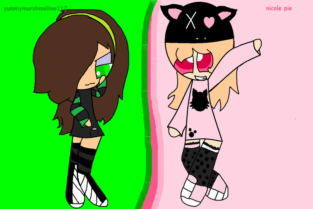 Me And Nicole Pie By Ppggirldrawings11 On Deviantart