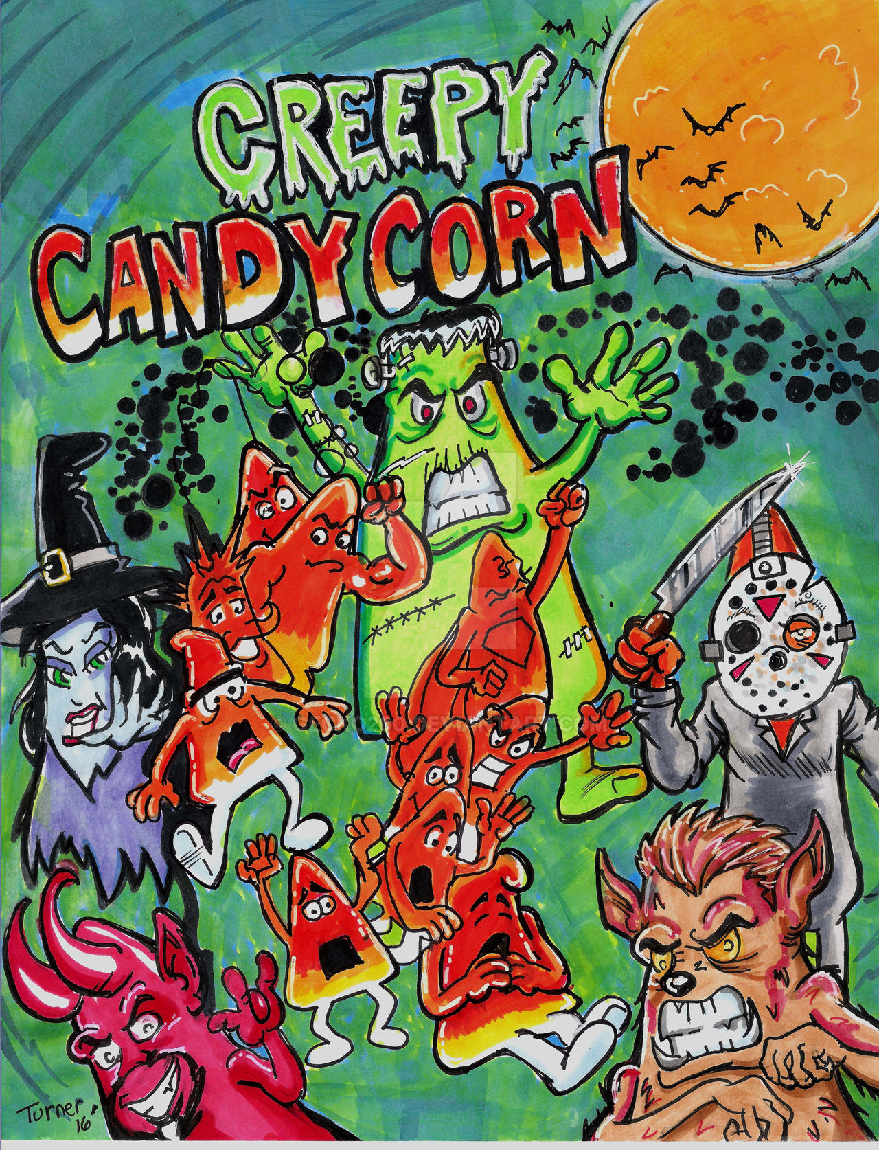 Creepy Candy Corn By Gecko200 On Deviantart