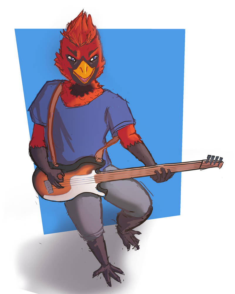The Bassist By Zeevash On Deviantart