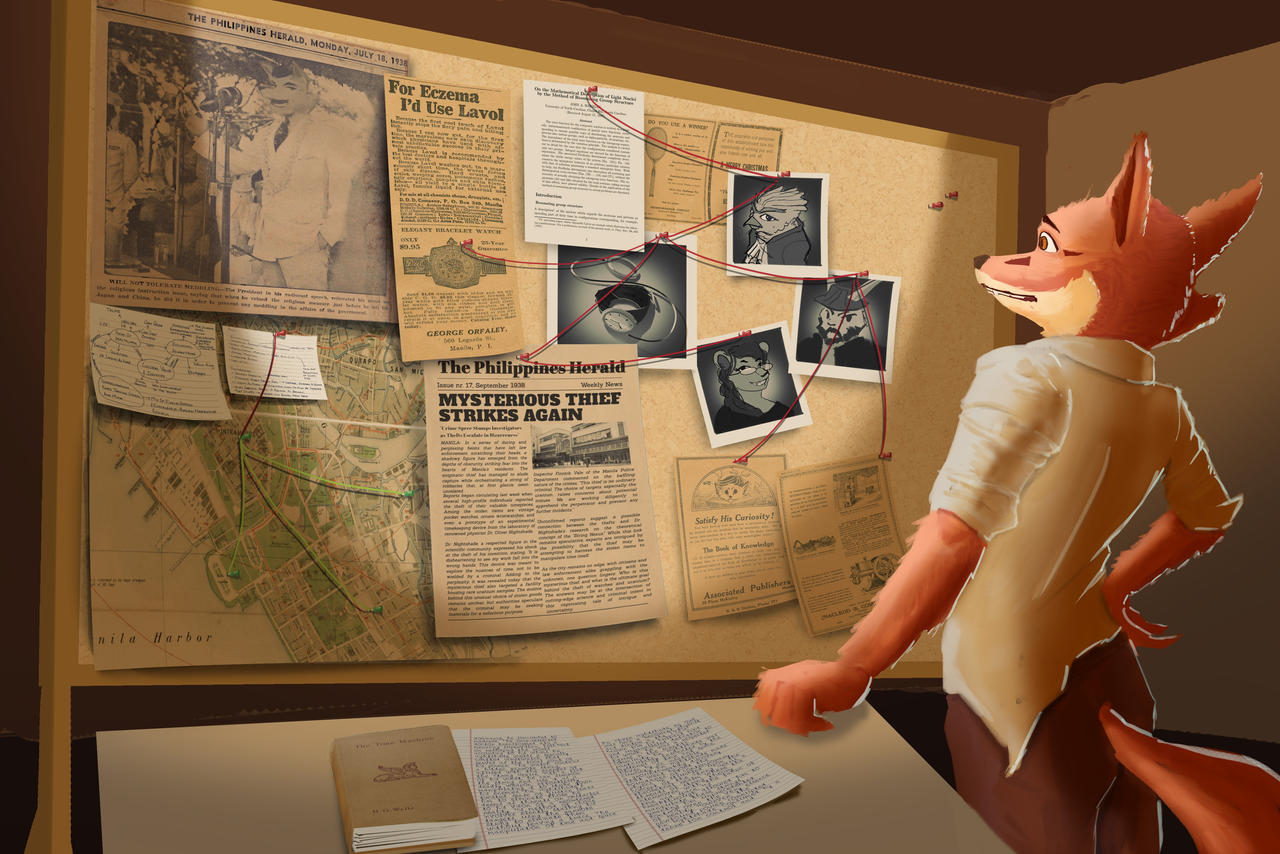 Oh Hes Solving A Case By Zeevash On Deviantart