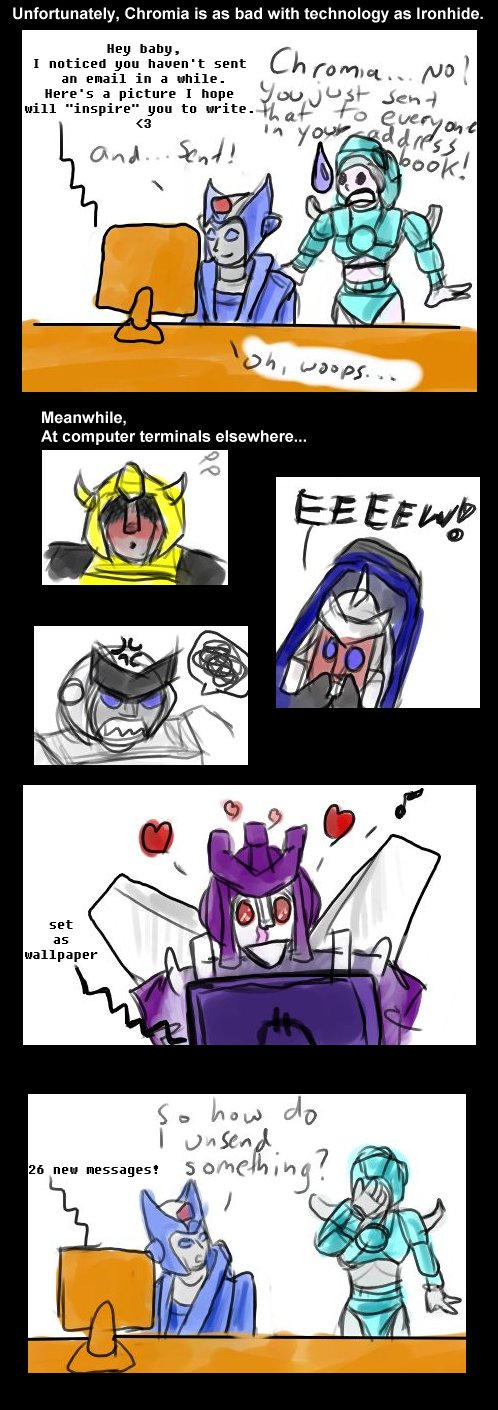 Chromia's e-mail mishap by Comics-in-Disguise on DeviantArt