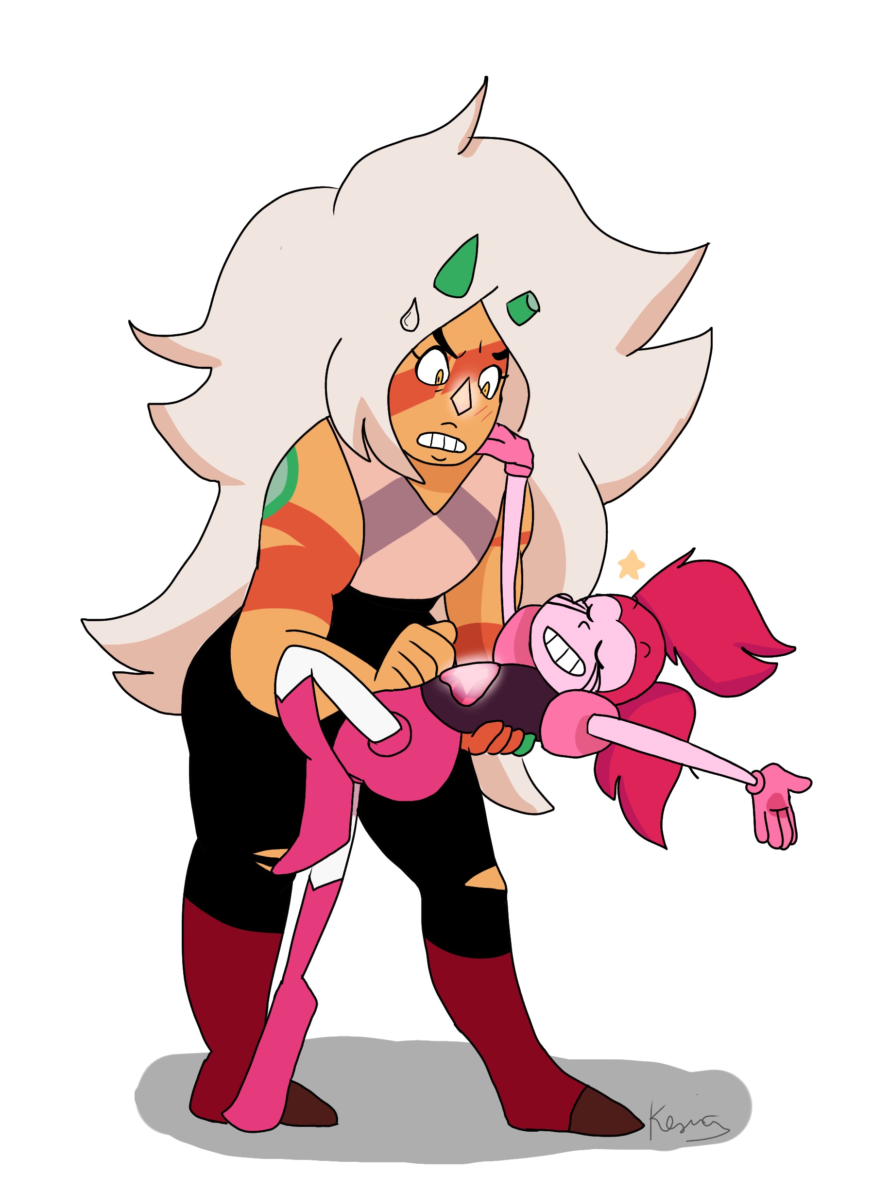 Jasper And Spinel Fusion Attempt By Aisek01 On Deviantart