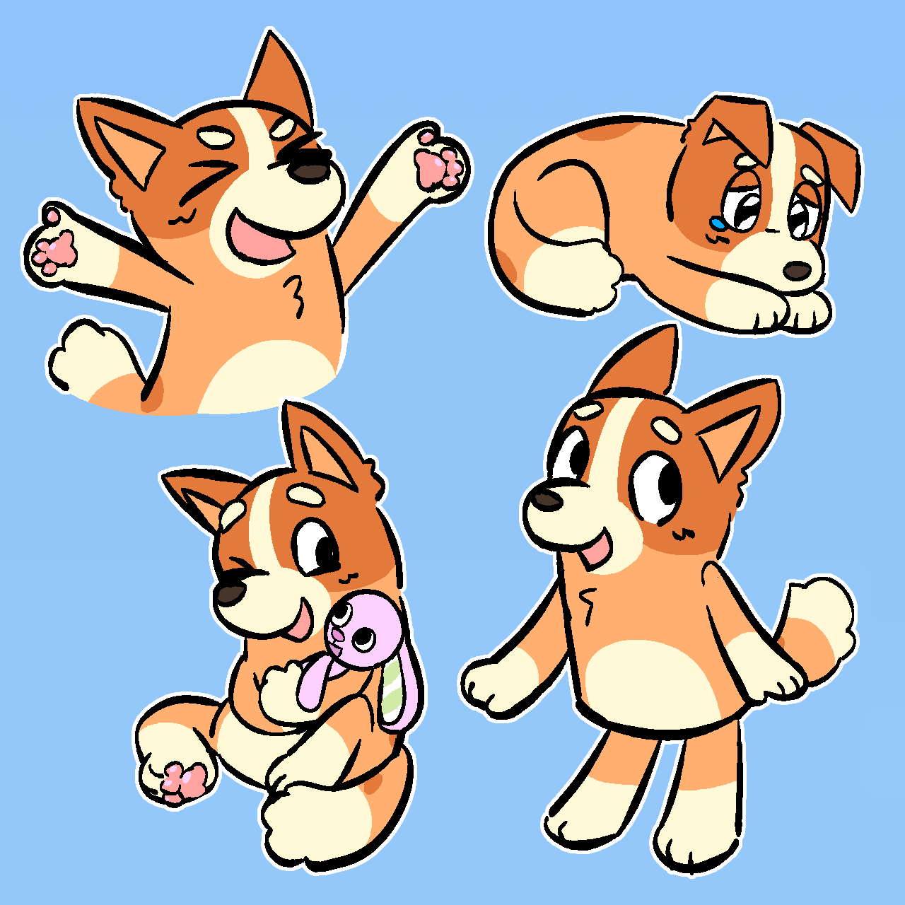 Bingo Bluey By Kiwous On Deviantart
