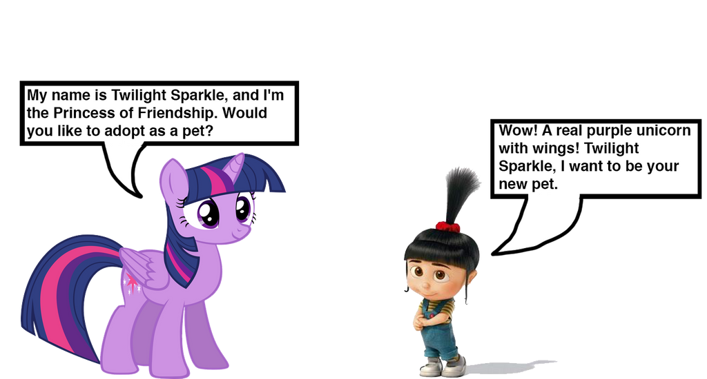 Agnes meets Twilight Sparkle by MrToonlover83 on DeviantArt Agnes meets Twilight Sparkle by MrToonlover83 on DeviantArt