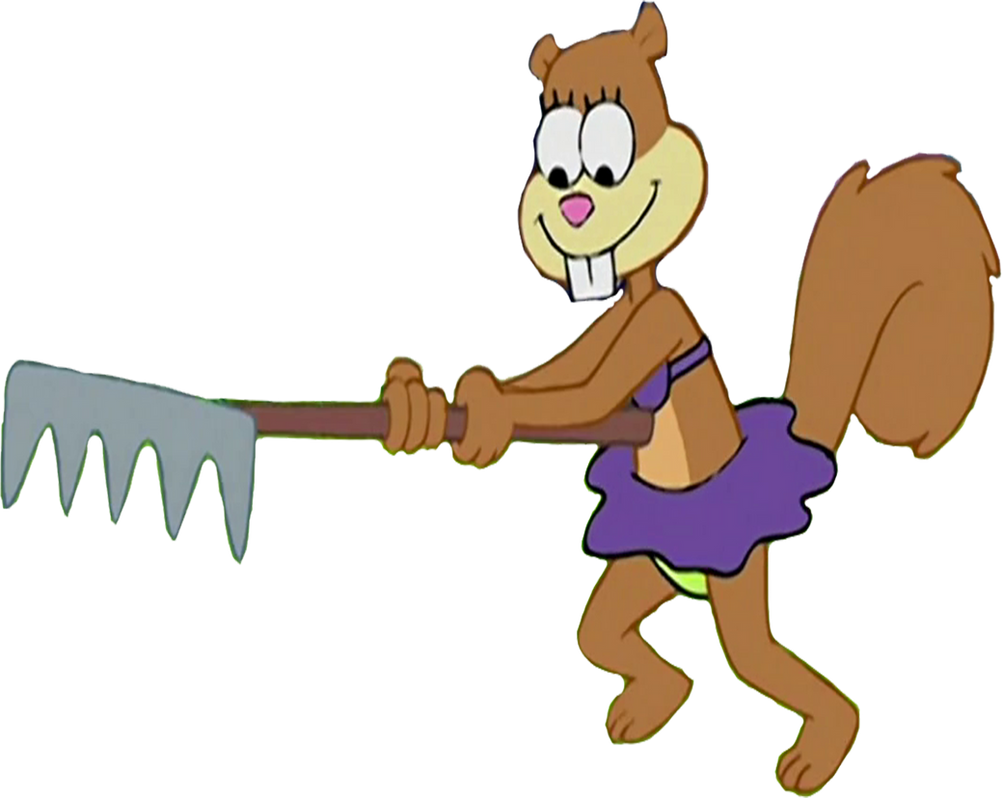 Sandy Cheeks raking vector by HomerSimpson1983 on DeviantArt Sandy Cheeks raking vector by HomerSimpson1983 on DeviantArt