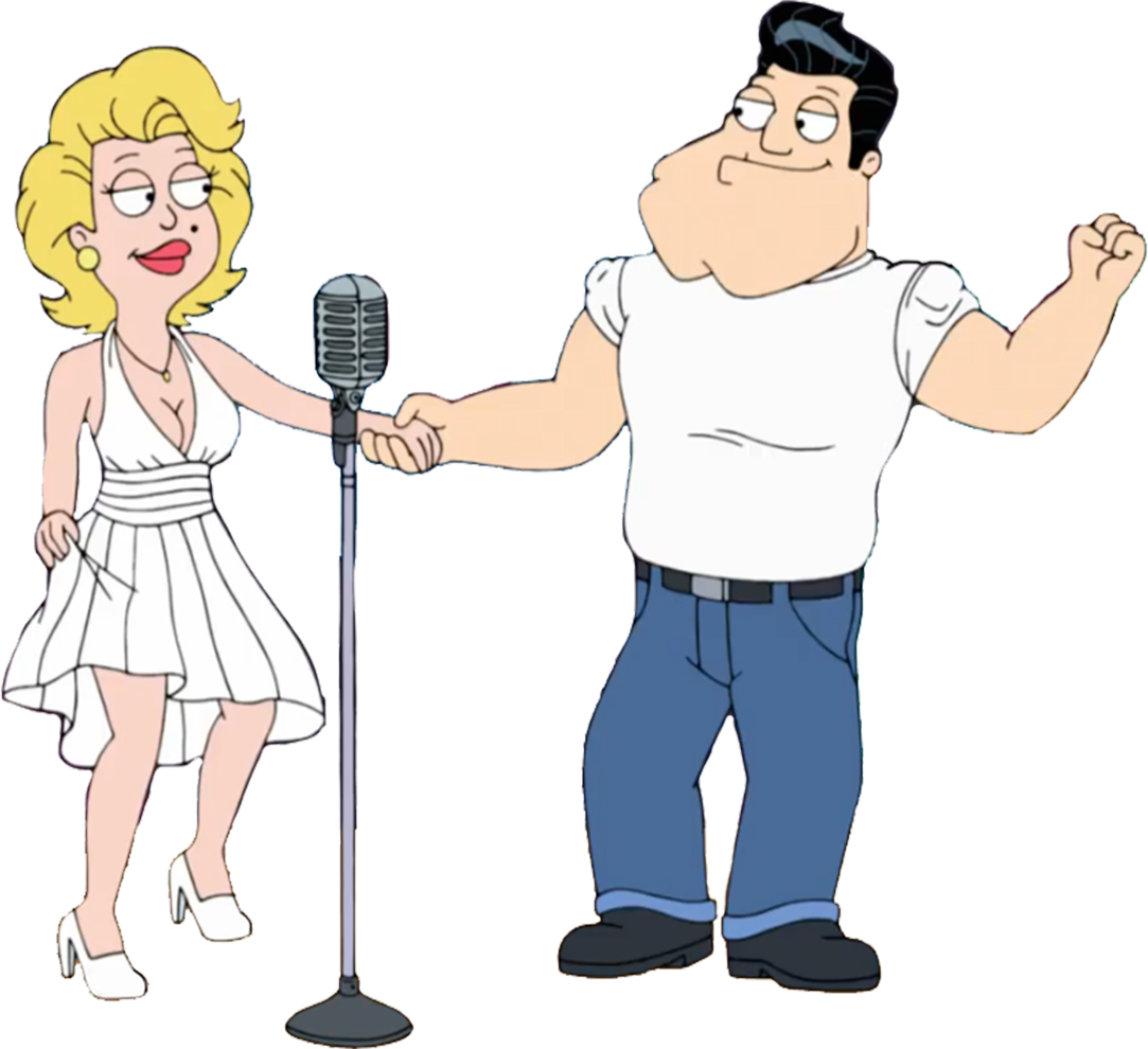 Stan Dancing With Francine In 50s Style Vector By Homersimpson1983 On Deviantart
