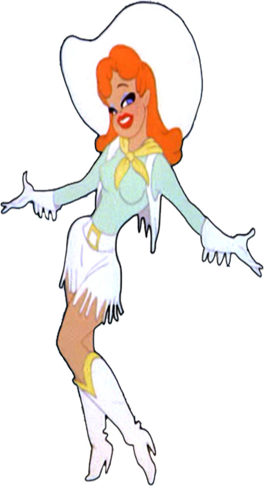 Red Tex Avery As A Cowgirl Vector By Mrtoonlover83 On Deviantart