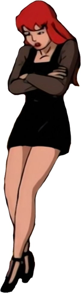 Mary Jane Watson In Her Black Dress Vector By Homersimpson1983 On