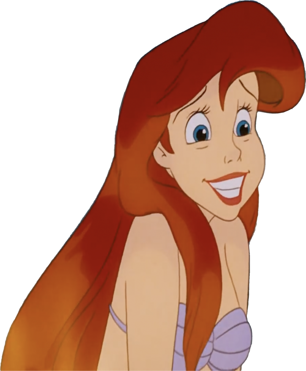 Princess Ariel Extremely Happy Vector By Homersimpson1983 On Deviantart