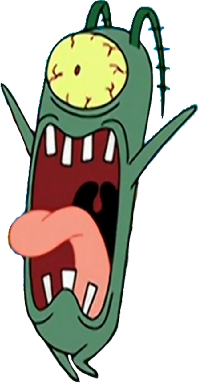Plankton Running And Screaming Vector By Homersimpson1983 On Deviantart