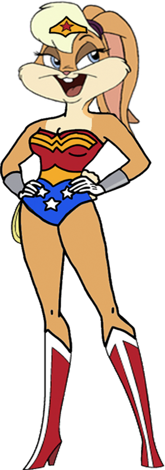 Lola Bunny As Wonder Bunny By Mrtoonlover83 On Deviantart