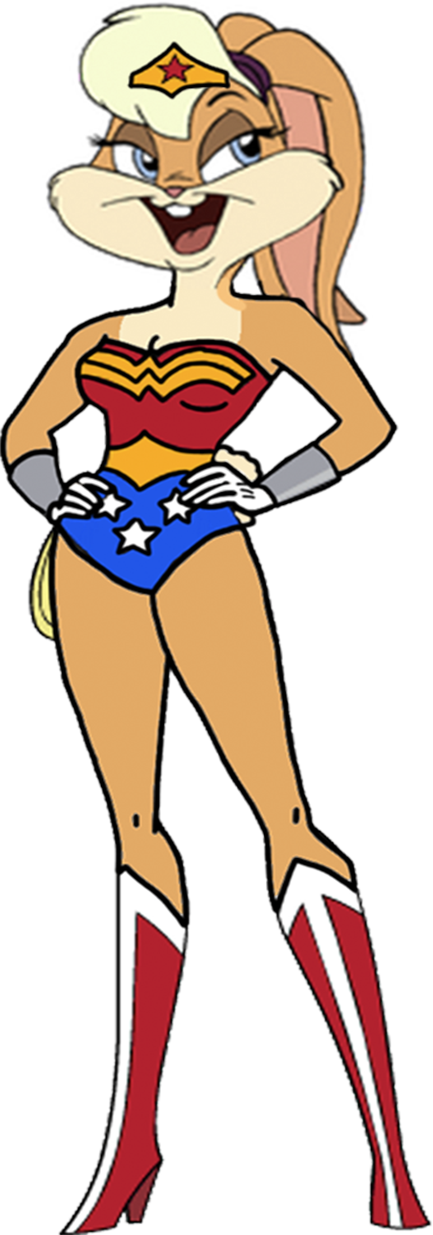 Lola Bunny As Wonder Bunny By Homersimpson1983 On Deviantart