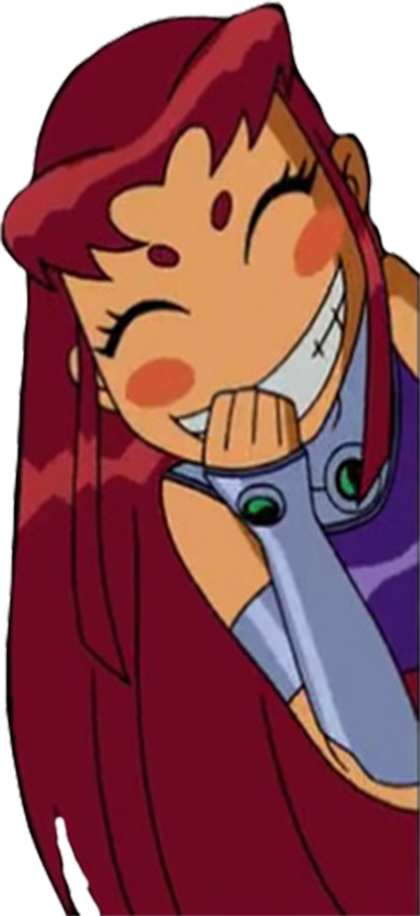 Starfire 2003 Giggling Vector By Mrtoonlover83 On Deviantart