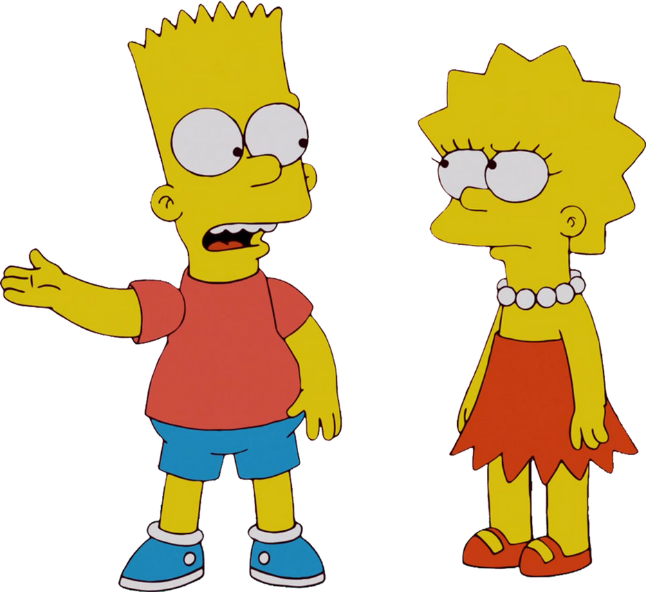 Bart And Lisa Simpson Vector 2 By Mrtoonlover83 On Deviantart