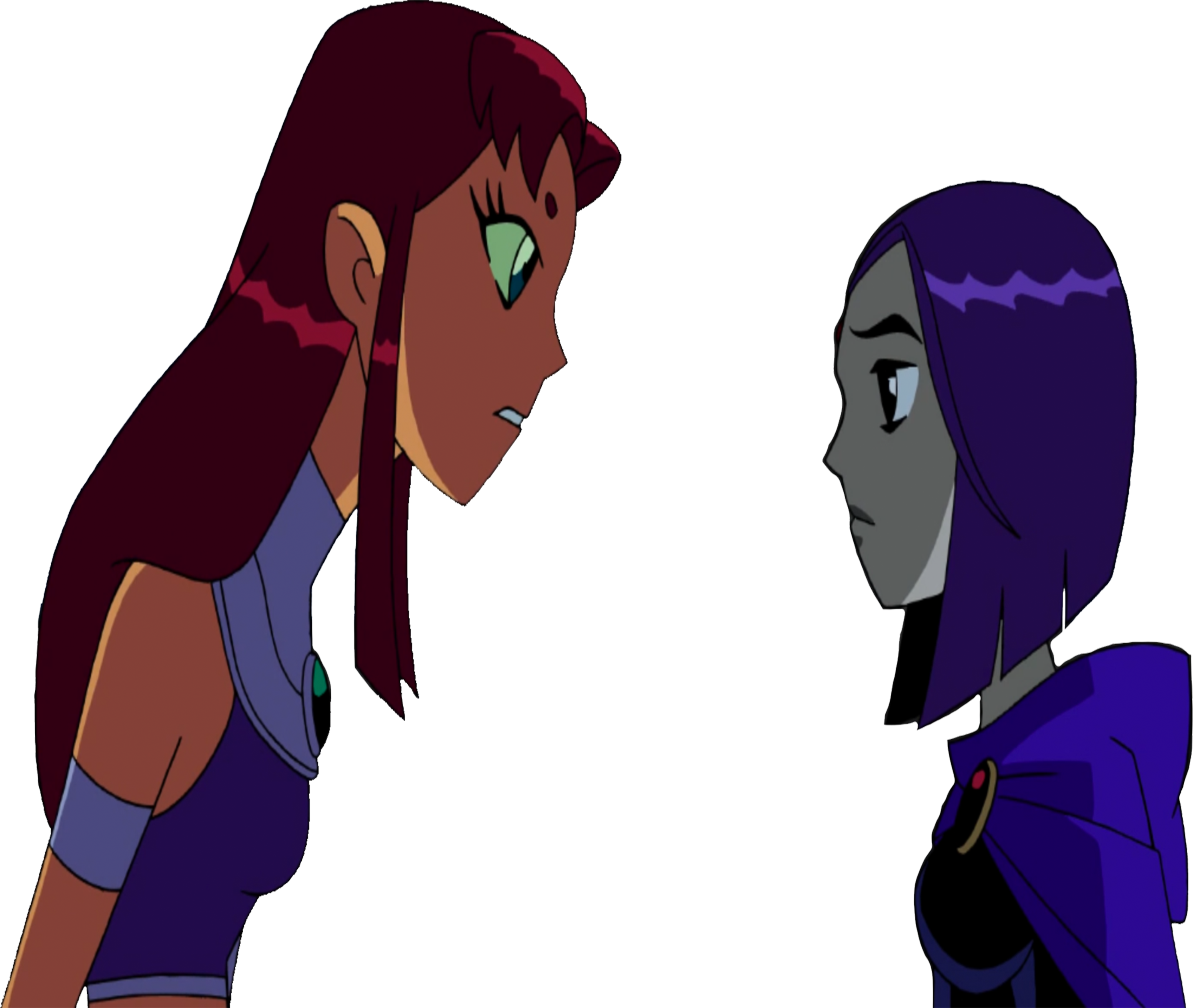 Starfire And Raven 2003 Vector 4 By Homersimpson1983 On Deviantart