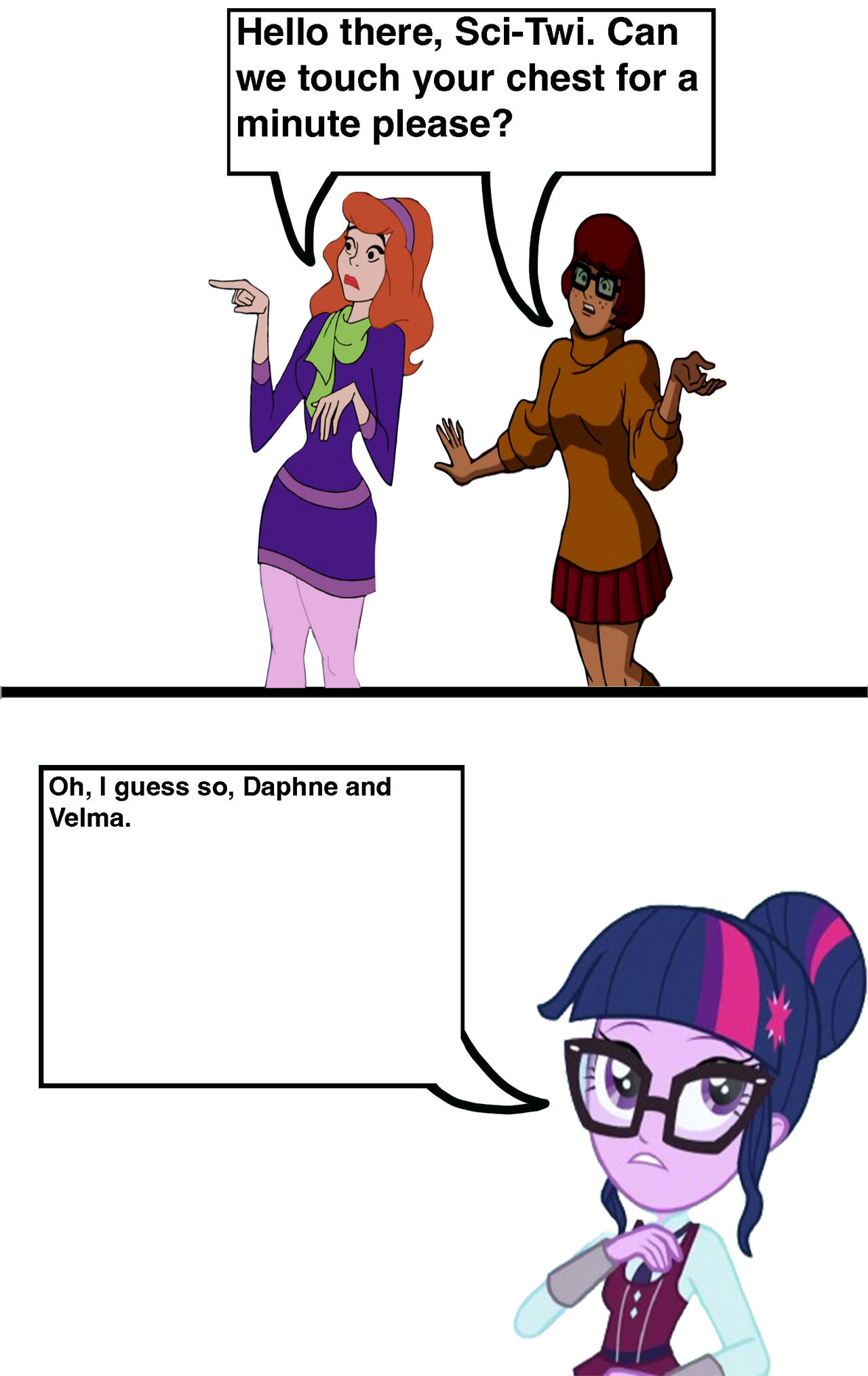 DB and VD asking ST by MrToonlover83 on DeviantArt DB and VD asking ST by MrToonlover83 on DeviantArt