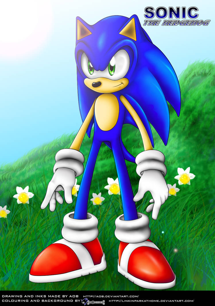 Sonic Next Gen .:Coloured:. by retropandadraws on DeviantArt