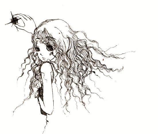 line drawing by HE-earthline on DeviantArt