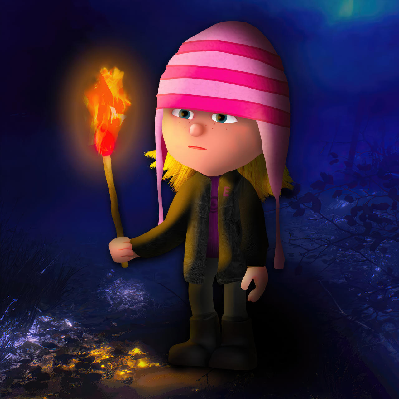 Edith With A Flaming Torch By Swalker2000 On Deviantart