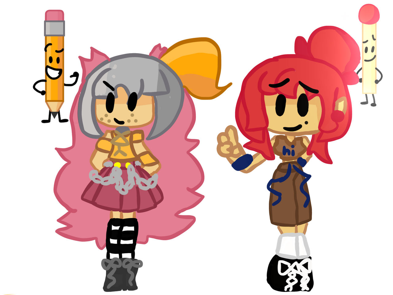 Pencil And Match By Ifyouk On Deviantart