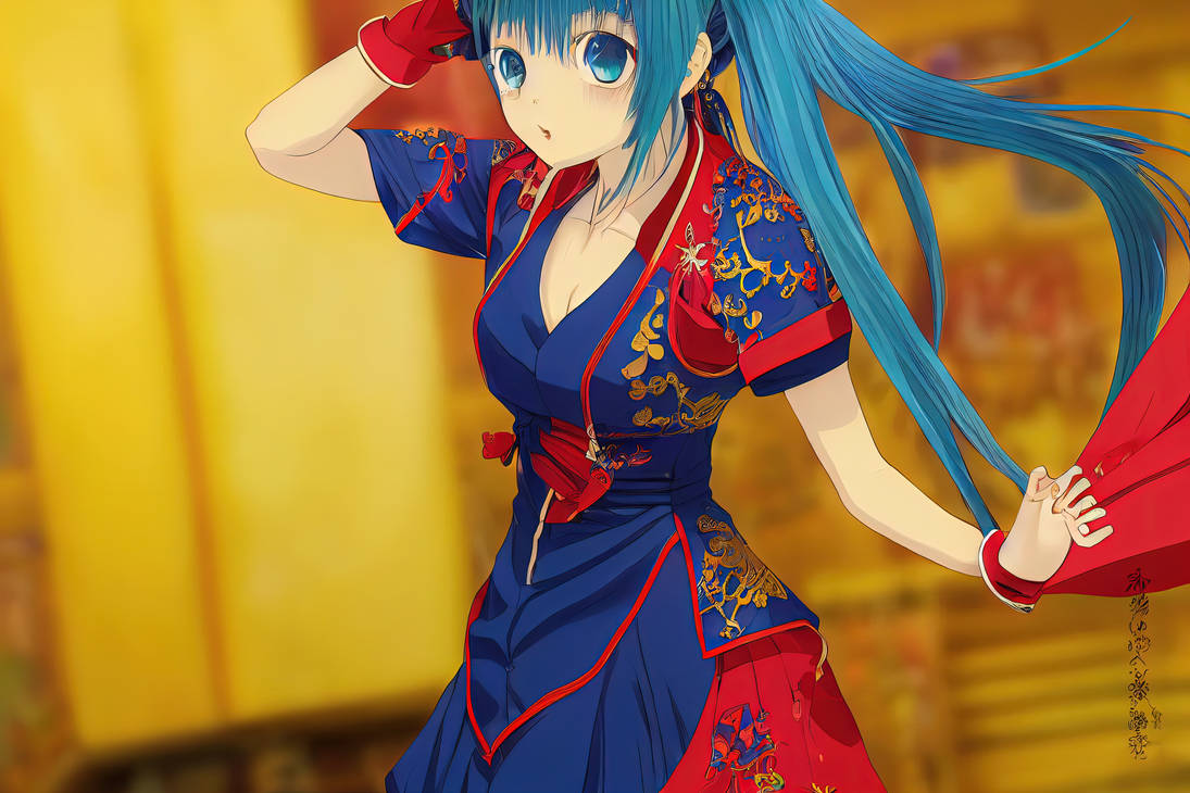 Anime Girl Blue Hair 1 By Clubhouseconvos On Deviantart