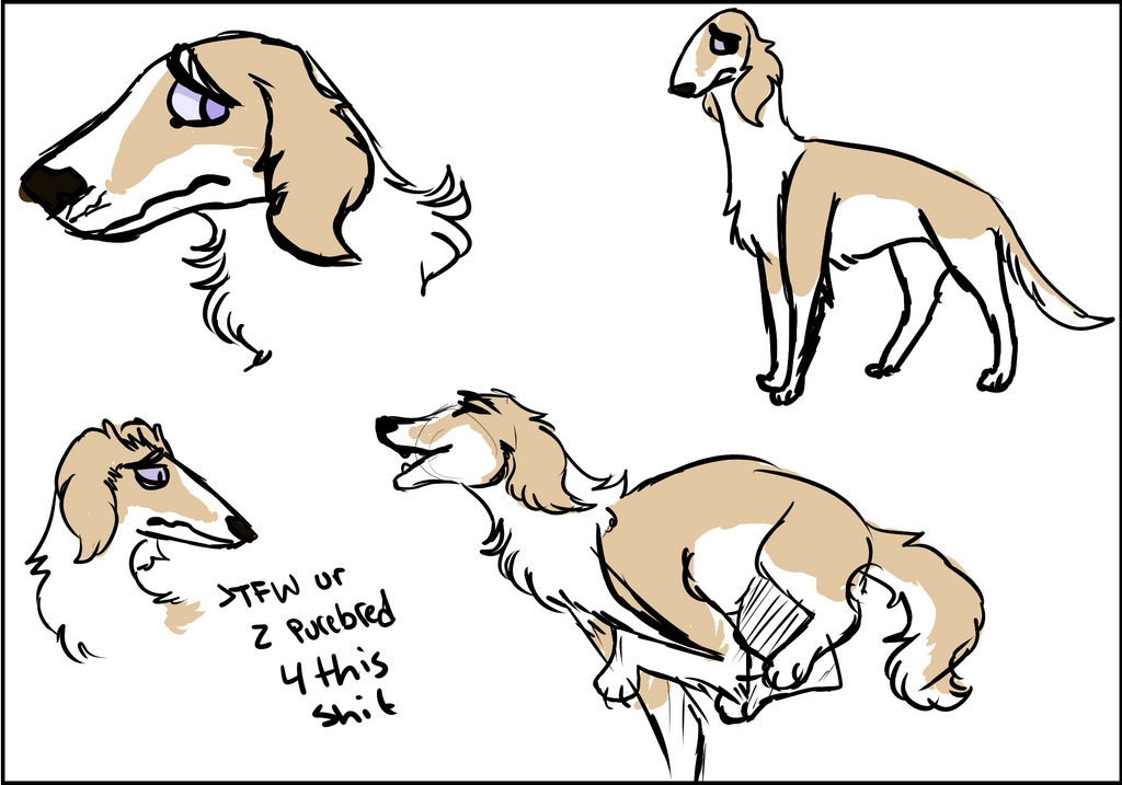 Borzoi Boi By Eggplantobanano On Deviantart