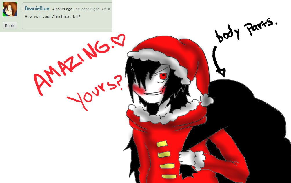 Ask Jeff The Killer 5 Question 8 By Mikaelbratloni On Deviantart