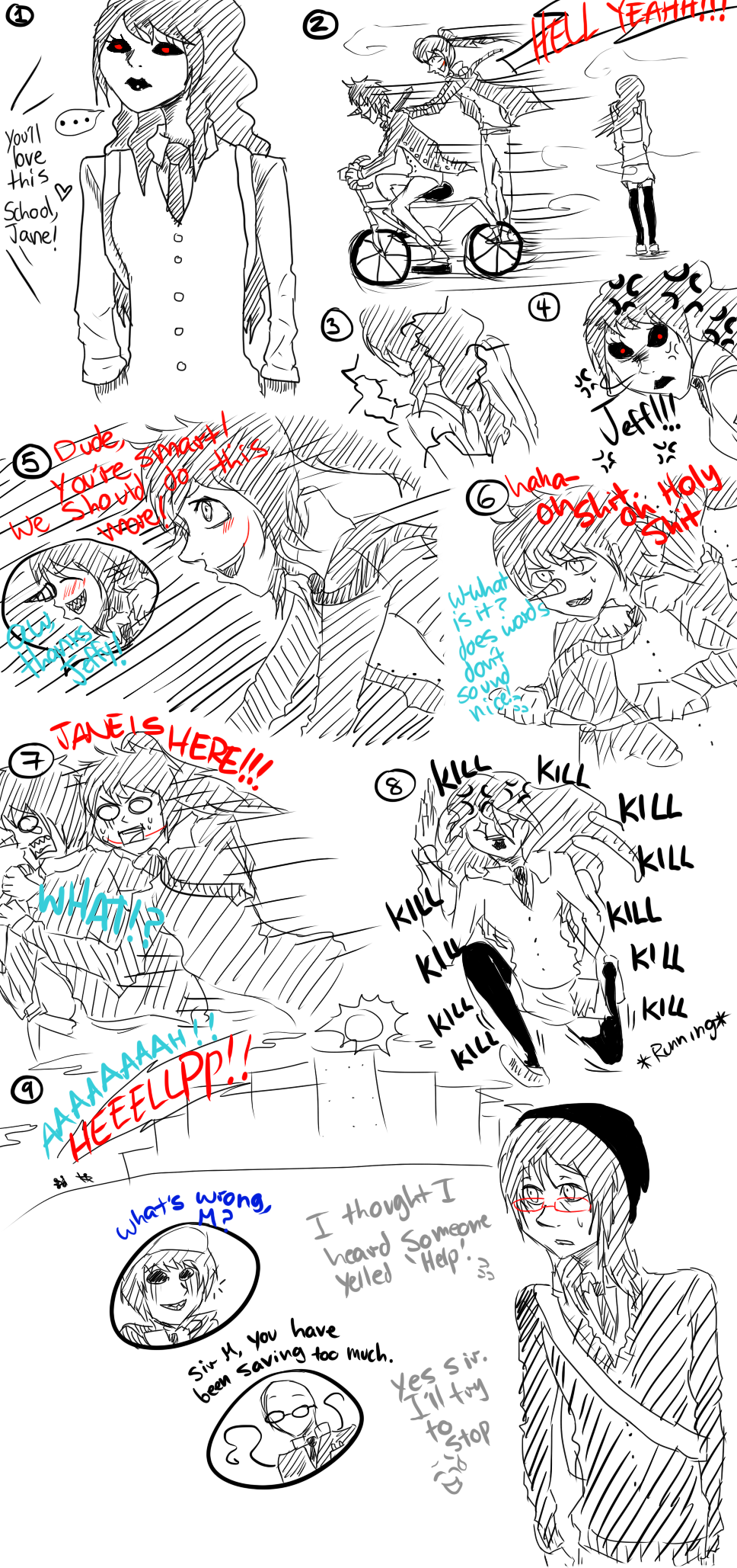 Jeff The Killer And Laughing Jack Comic 10 By Mikaelbratloni On