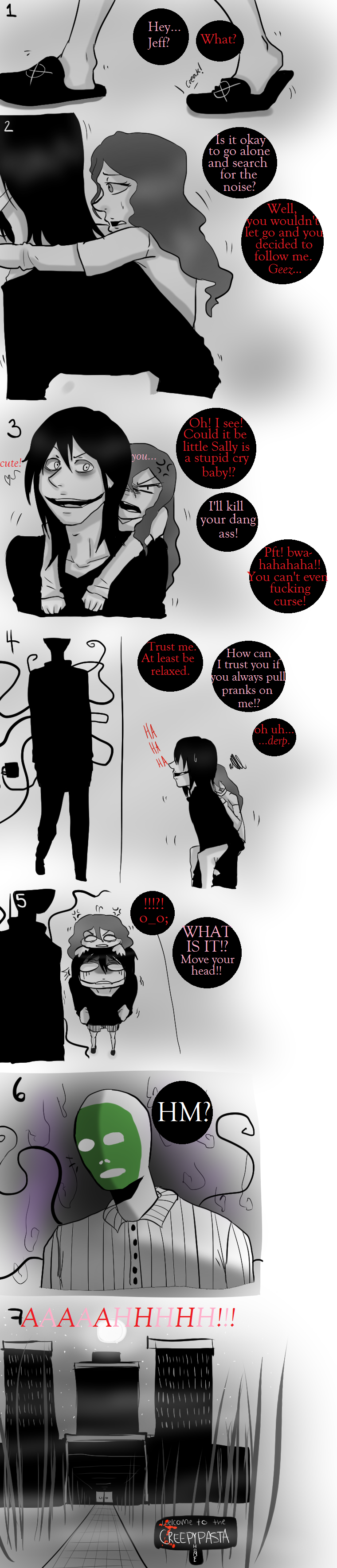 Jeff The Killer And Sally Random Comic 1 By Mikaelbratloni On Deviantart