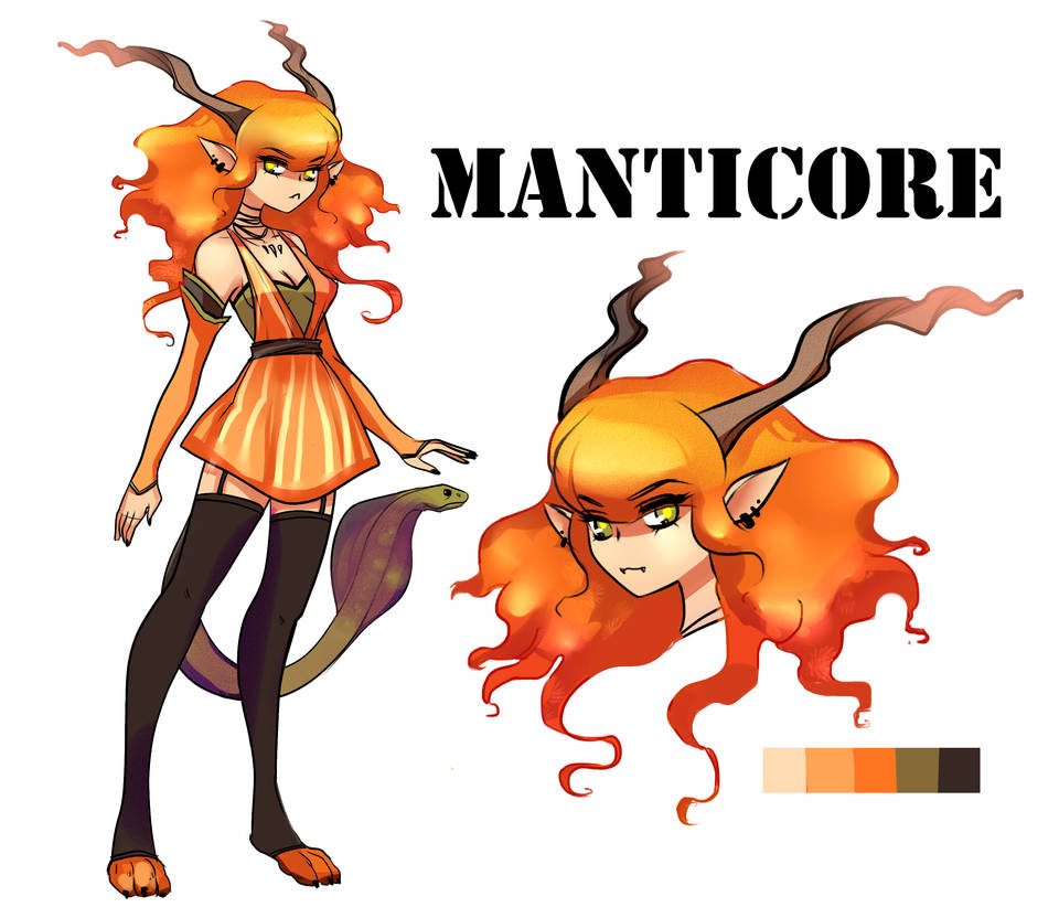Manticore Girl Auction Closed Mio By Miotess Adopts On Deviantart