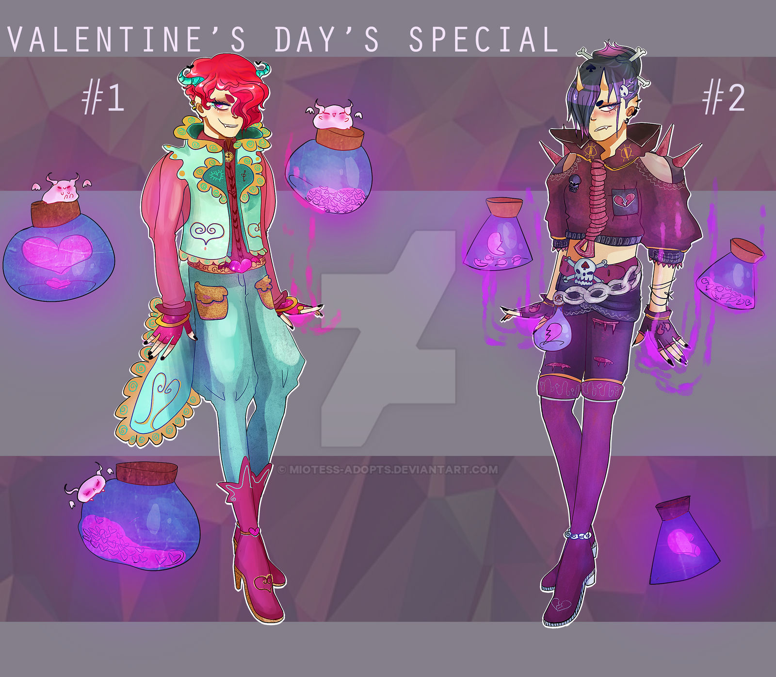 V Days Special Demons Adopts Auction Closed By Miotess Adopts On